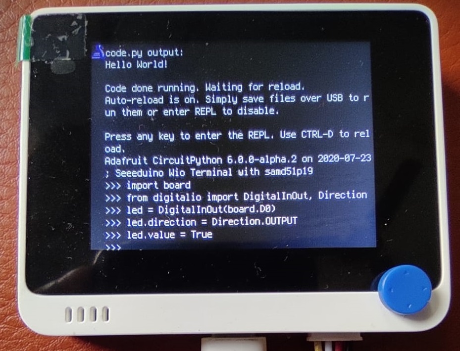 Circuitpython Controlling Servo With Wio Terminal Icircuit