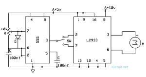 DC motor speed control using chopper circuit - iCircuit